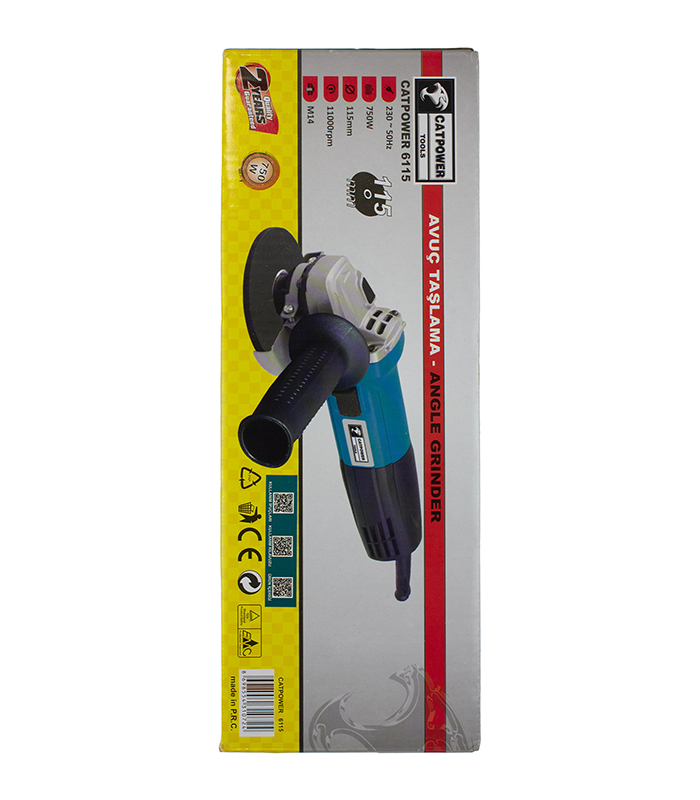 Cat Power 6115 - Avuç Taşlama 115 mm - Eliaçık Elektrik